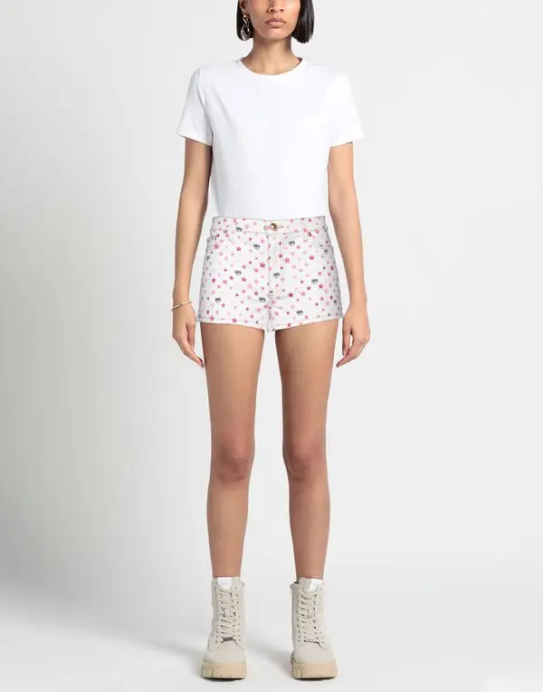 CHIARA FERRAGNI High-waisted Denim Shorts