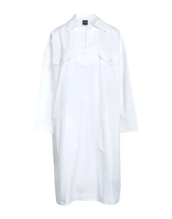Aspesi Cotton Poplin Midi Shirt Dress
