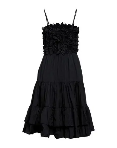 MSGM Flared Midi Dress - Black