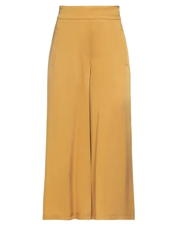 Malìparmi Acetate And Viscose Culottes - Yellow