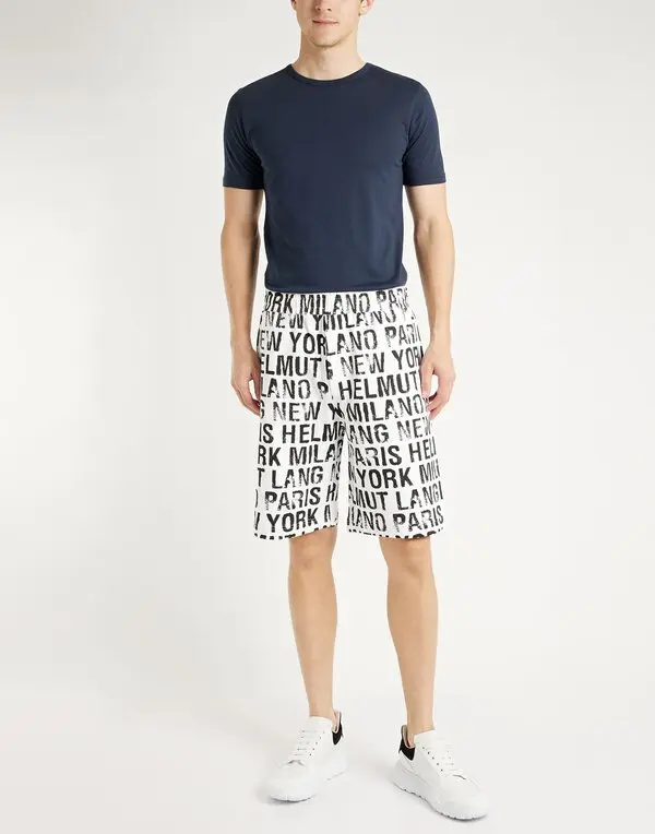 Helmut Lang Sweatshirt Fleece Bermuda Shorts