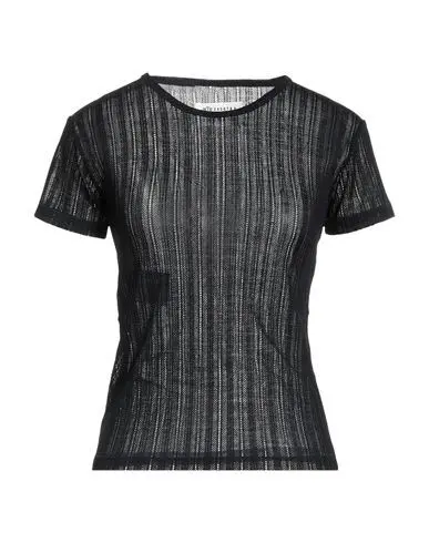 MAISON MARGIELA Knitted Short Sleeve Top - Black