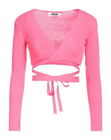 MSGM Wrap Cardigan - Fuchsia