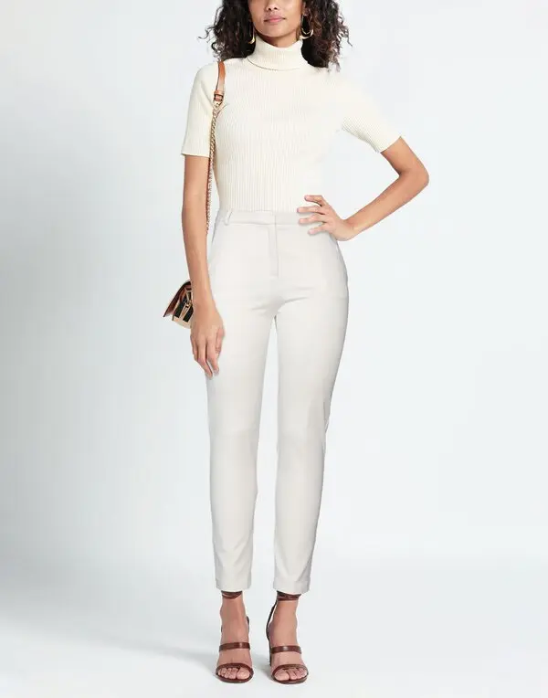 Pinko Tapered High-waisted Pants - White