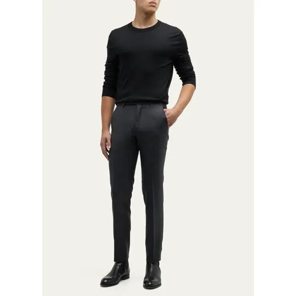 Zegna Trofeo Slim-straight Trousers - Grey