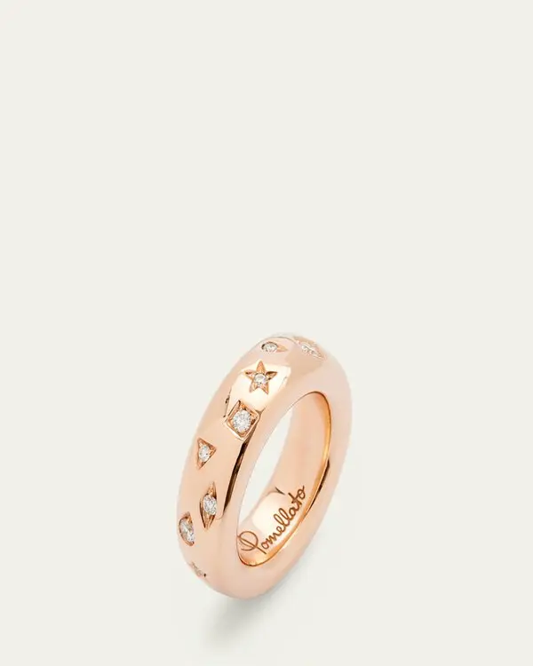 Pomellato Iconica Band Ring With Diamonds