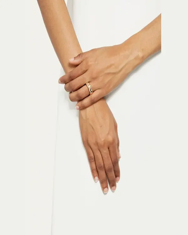 Pomellato Iconica Band Ring With Diamonds