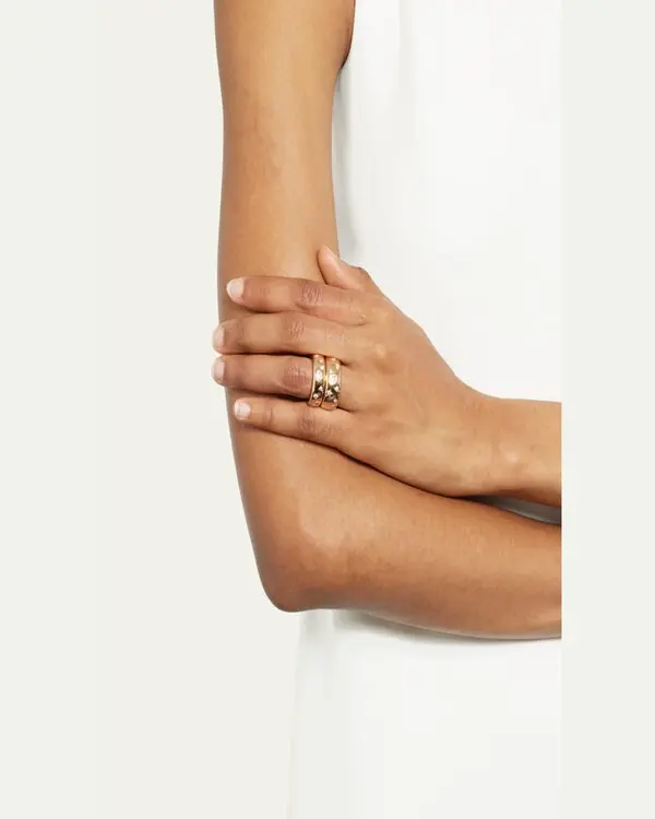 Pomellato Iconica Band Ring With Diamonds