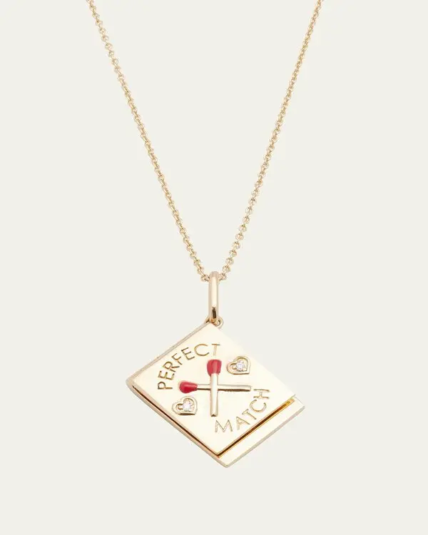 SYDNEY EVAN 14k Gold 'perfect Match' Locket Necklace - No Color