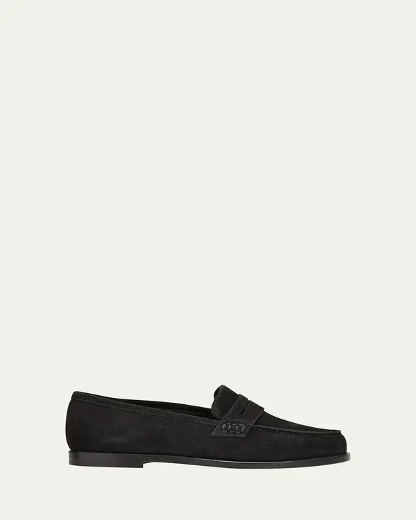 Manolo Blahnik Perrita Penny Loafers