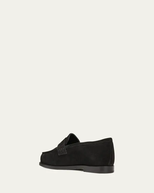Manolo Blahnik Perrita Penny Loafers