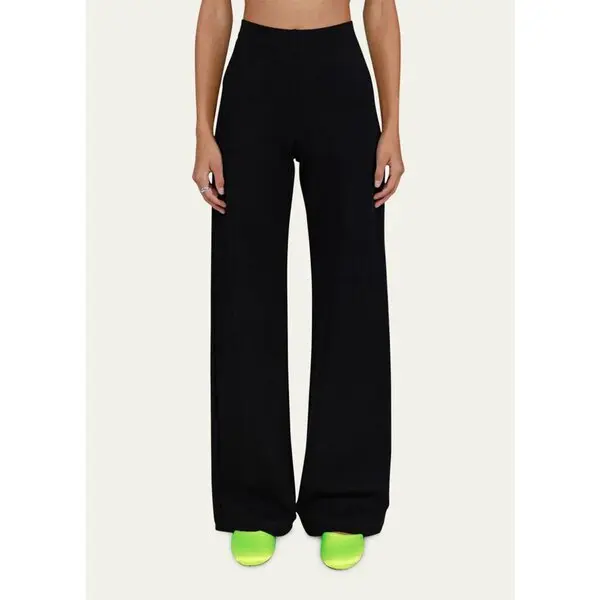 LESET Rio Wide-leg Ponte Pants