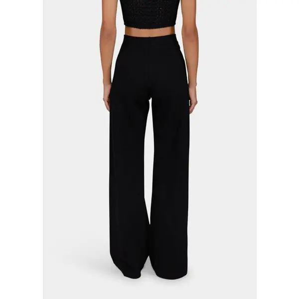 LESET Rio Wide-leg Ponte Pants