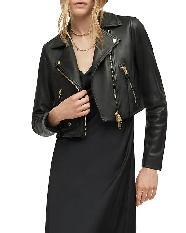 ALLSAINTS Elora Leather Biker Jacket