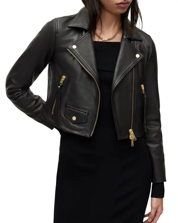 ALLSAINTS Elora Leather Biker Jacket
