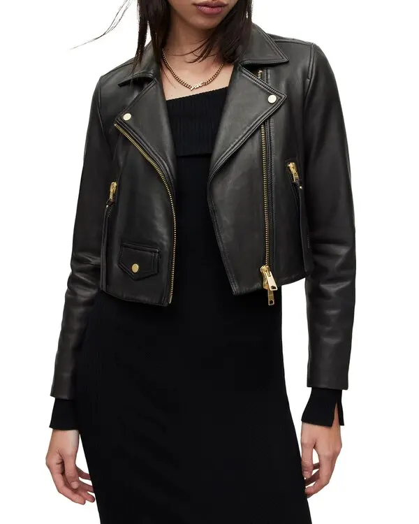 ALLSAINTS Elora Leather Biker Jacket