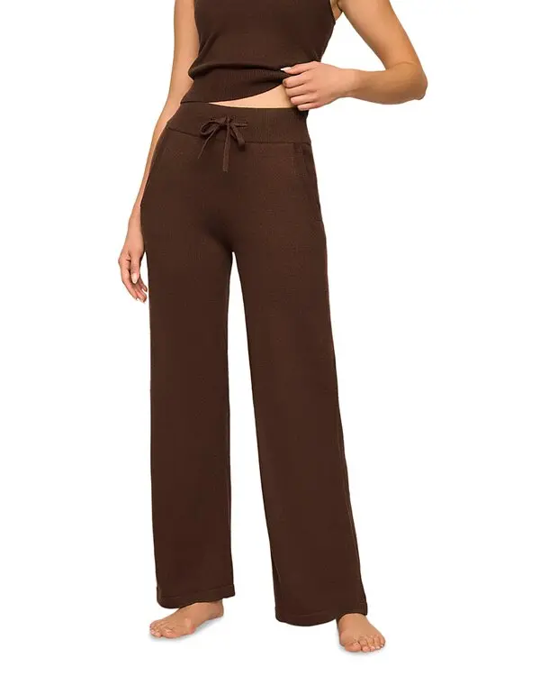 Eberjey Sweater Pants - Chocolate