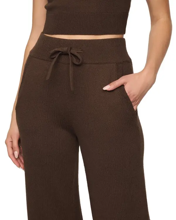Eberjey Sweater Pants - Chocolate