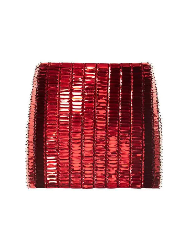 Attico Rue Sequined Mini Skirt
