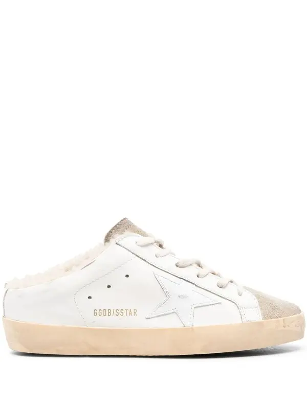 GOLDEN GOOSE Super-star Sabots Lace-up Sneakers
