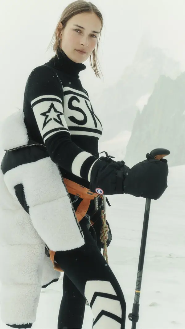 Perfect Moment Schild Merino Wool Sweater - Black