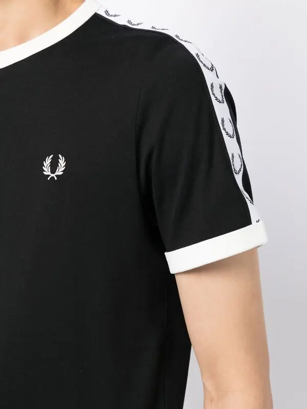 Fred Perry Logo-tape Cotton T-shirt