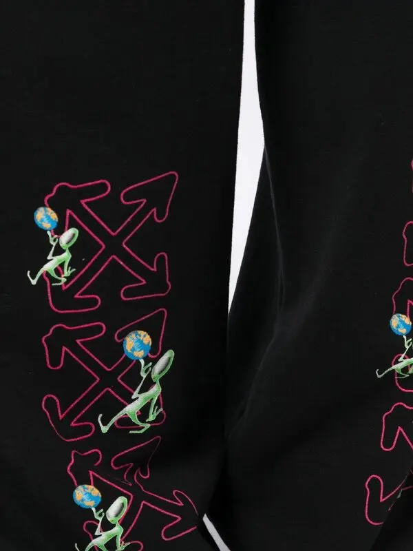 Off-White Alien Logo Print Track Pants