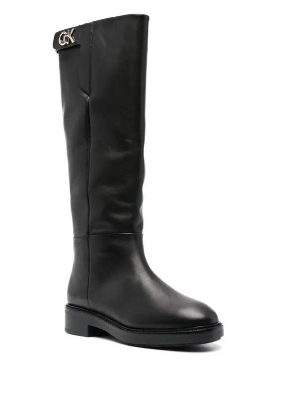 Calvin Klein Plaque Knee-high Boots
