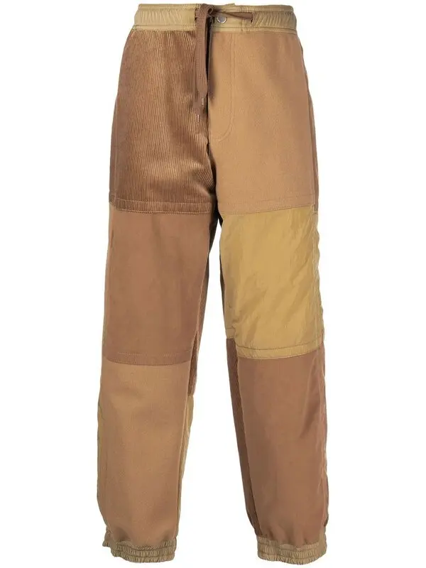 Emporio Armani Panelled Trousers - Neutrals