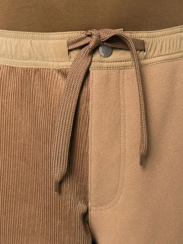 Emporio Armani Panelled Trousers - Neutrals