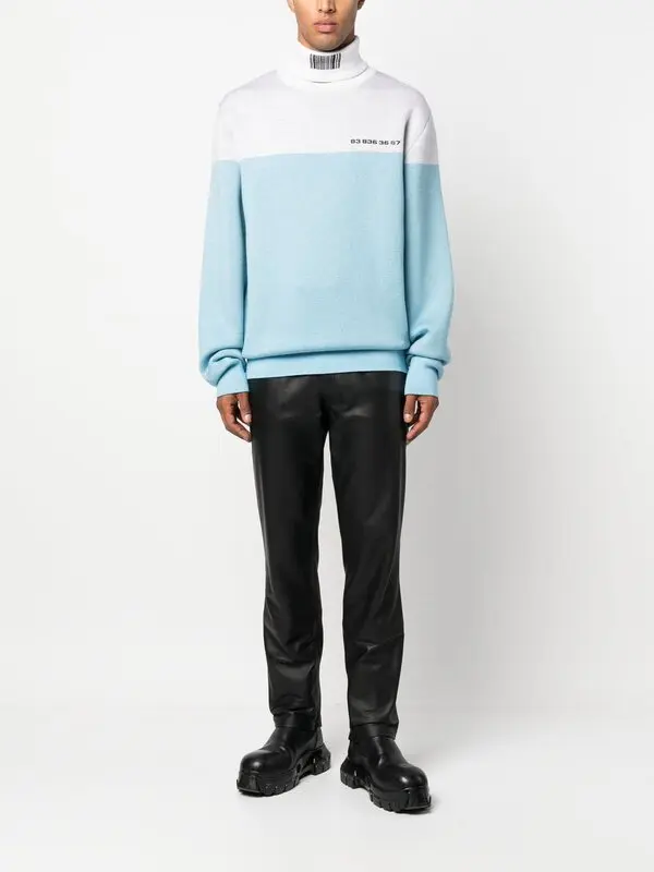 VTMNTS Raised-logo Two-tone Jumper