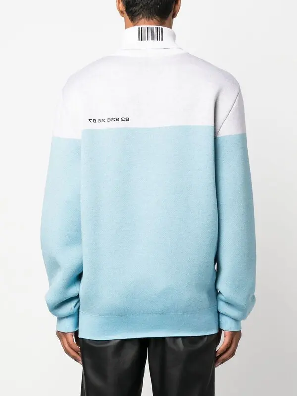 VTMNTS Raised-logo Two-tone Jumper