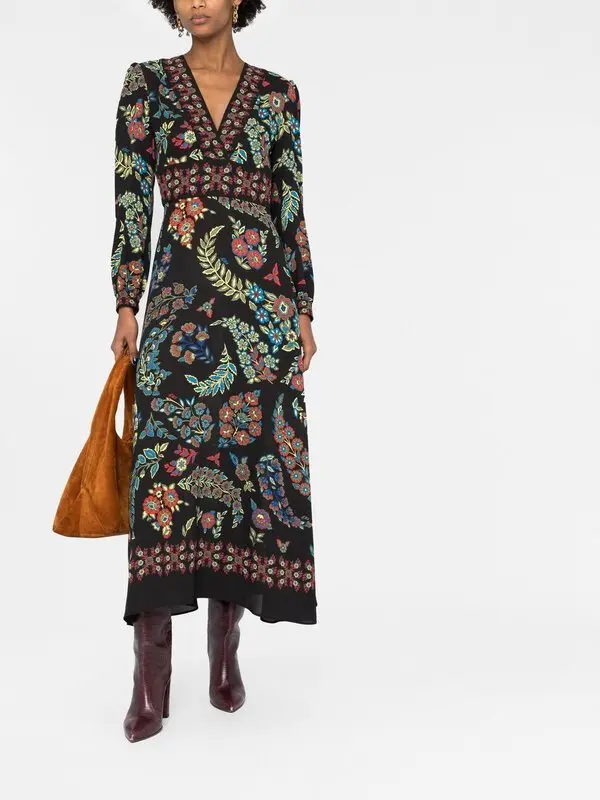 etro santa brbara maxi dress Etro Santa Barbara Midi Dress - Blue