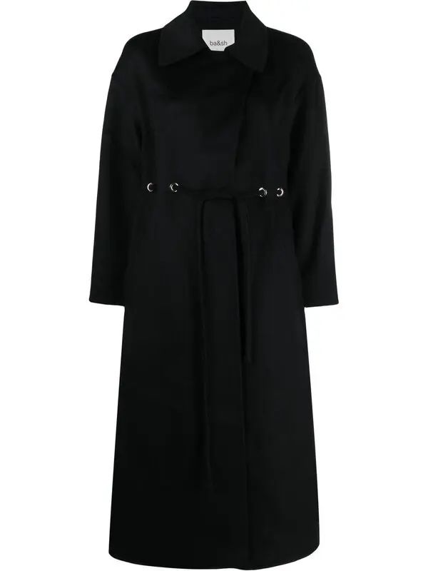 Ba&sh Kate Wool-blend Coat - Black