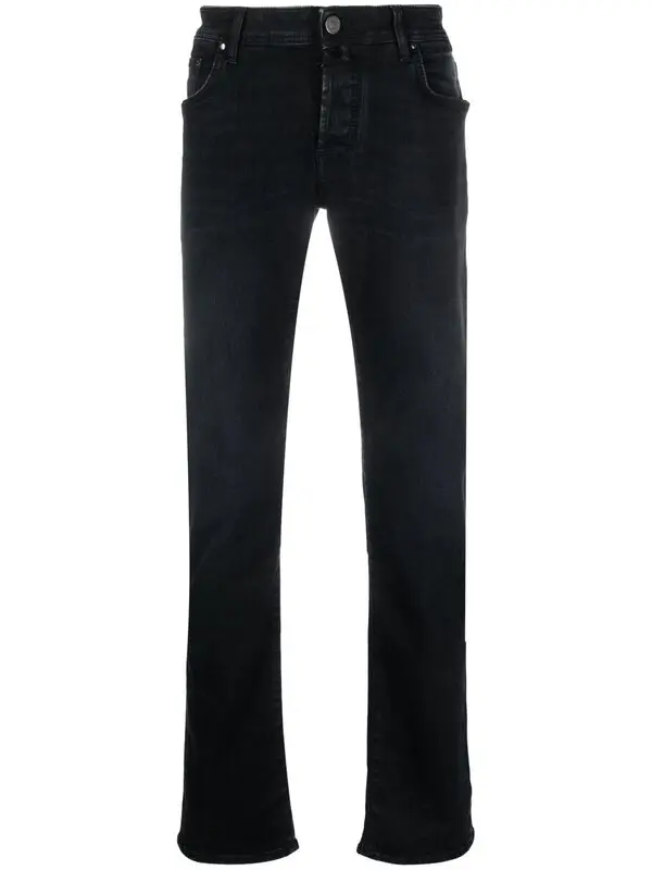 Jacob Cohen Low-rise Straight Leg Jeans - Blue