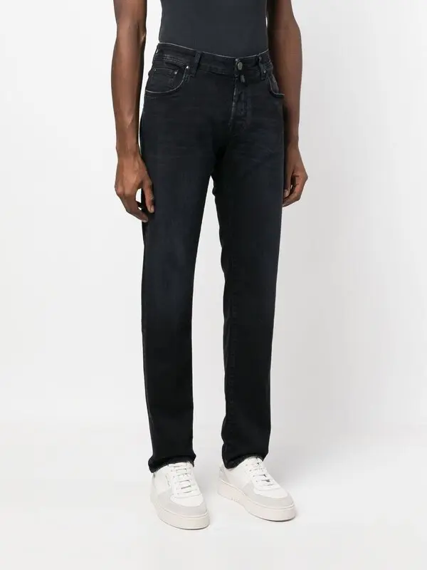 Jacob Cohen Low-rise Straight Leg Jeans - Blue
