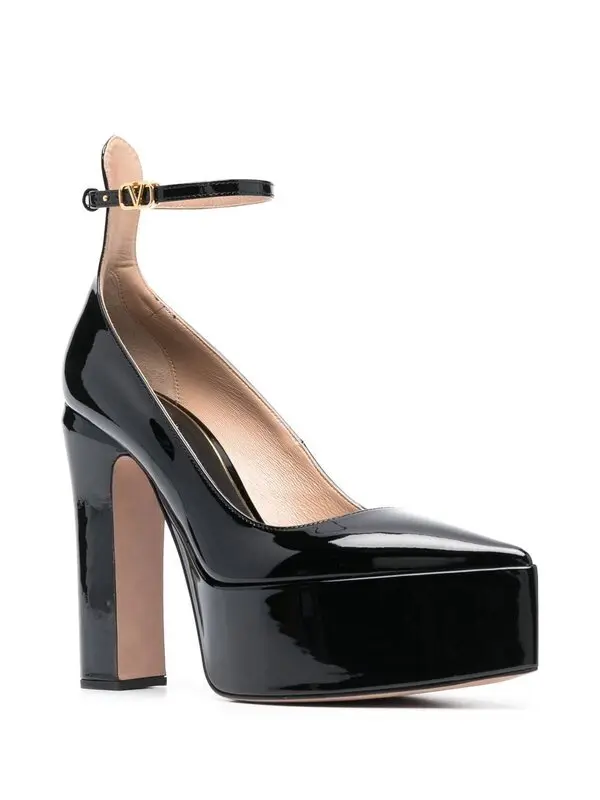 Valentino Garavani Tan-go 130 Patent Leather Pumps