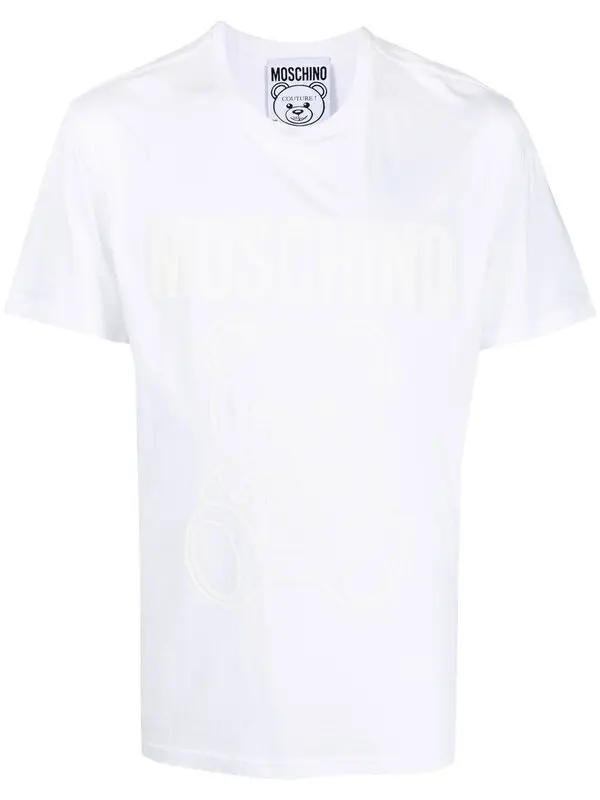 Moschino Logo-print Cotton T-shirt - White
