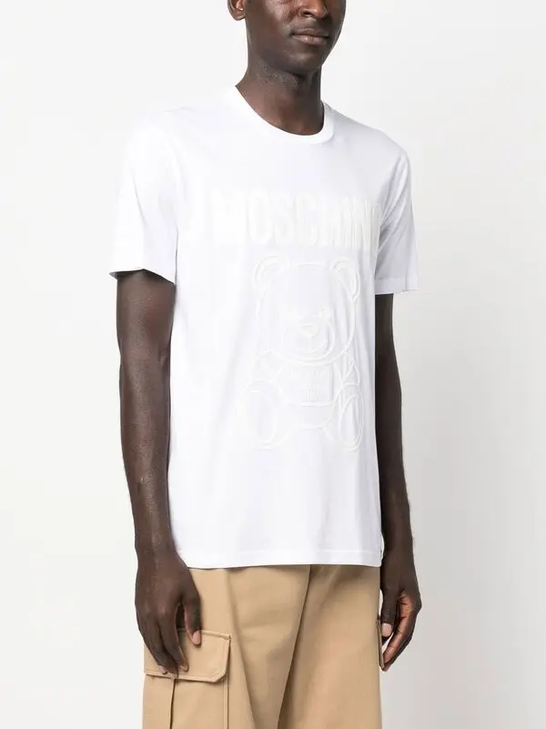 Moschino Logo-print Cotton T-shirt - White