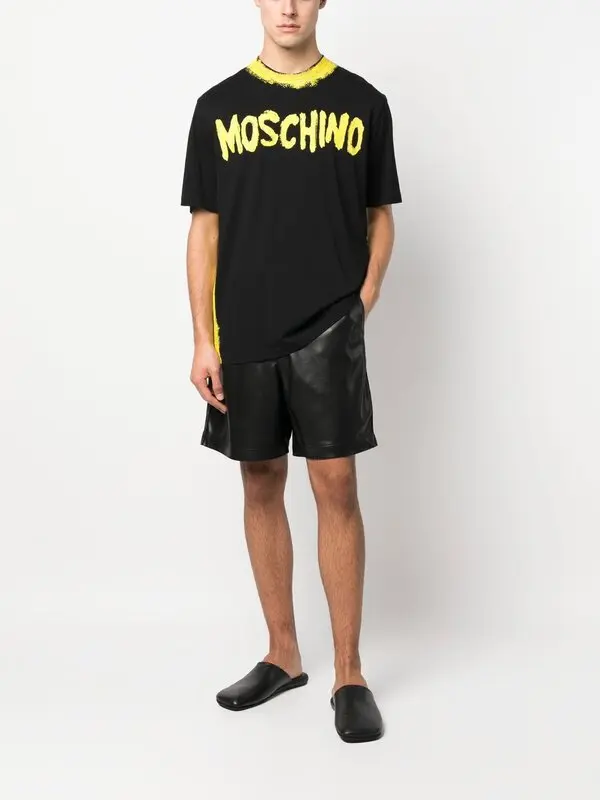 Moschino Logo-print Organic Cotton T-shirt