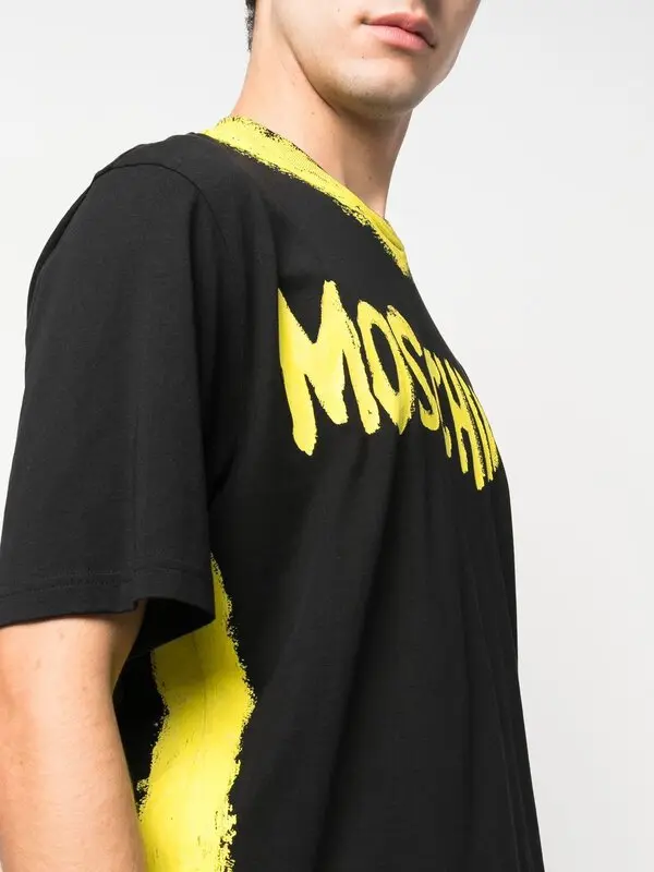 Moschino Logo-print Organic Cotton T-shirt