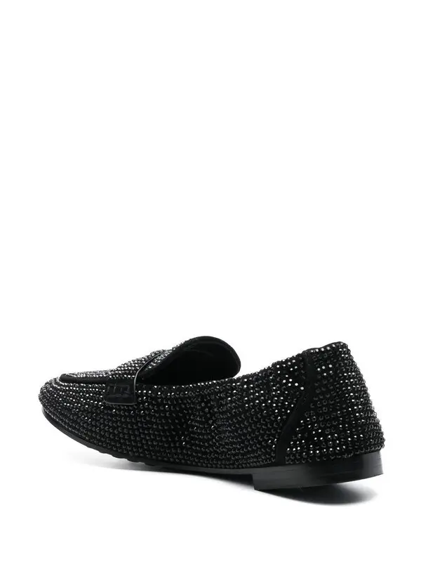 Tory Burch Ballet Leather Loafers - Black