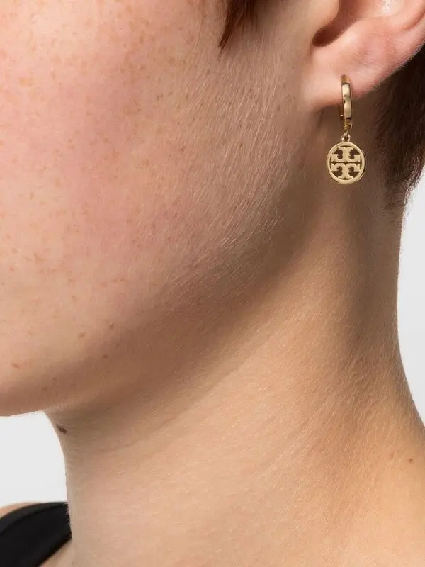 Tory Burch Double-t Drop Earrings