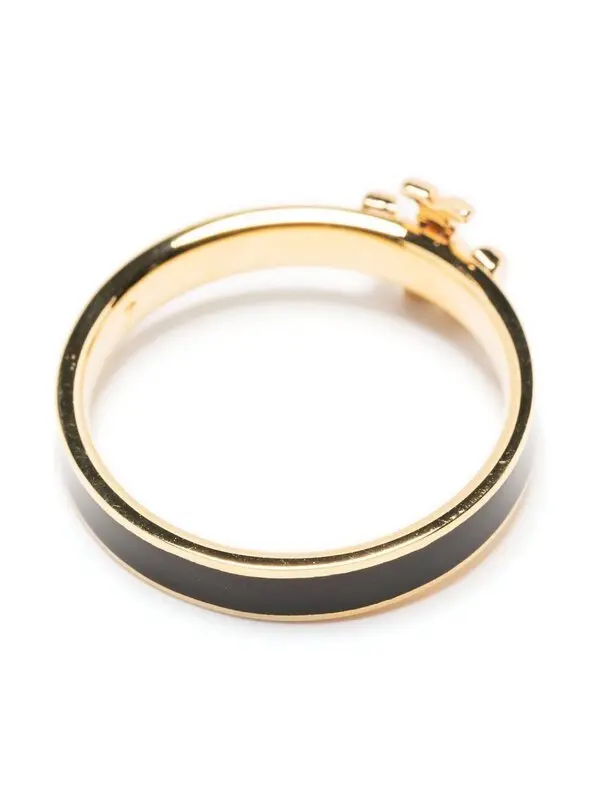 Tory Burch Enamel Logo Ring - Gold