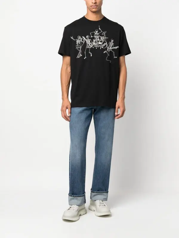 Alexander McQueen Turn-up Cuff Straight-leg Jeans