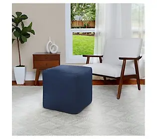 SORRA HOME Sunbrella 18' Foam Pouf - One-color
