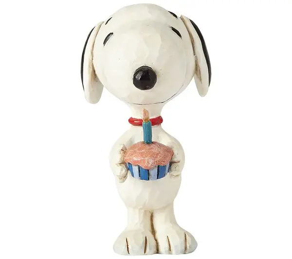 JIM SHORE Peanuts Snoopy Birthday Mini