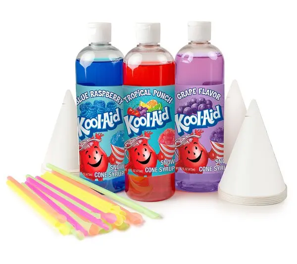 KOOL-AID Snow Cone Syrup Party Kit - One-color