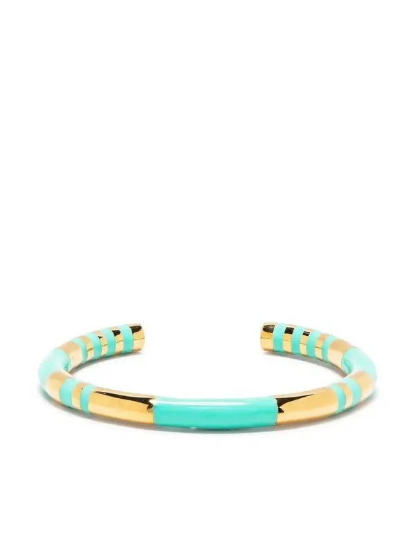 AURÉLIE BIDERMANN Positano Enamel-detail Bracelet - Blue