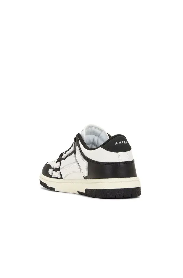 Amiri Skel Top Low Sneaker - Black & White